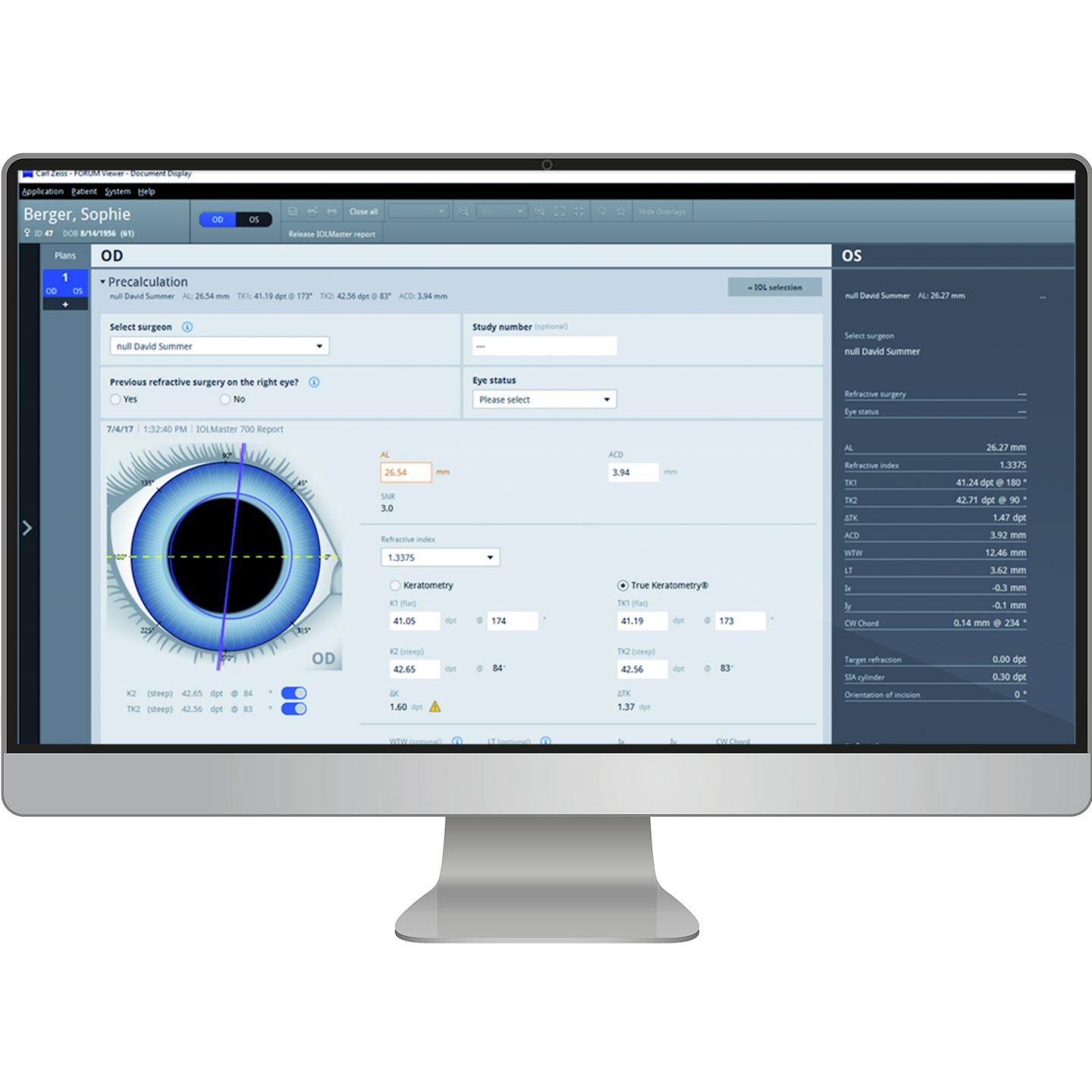 Systèmes de gestion des données ophtalmologiques ZEISS