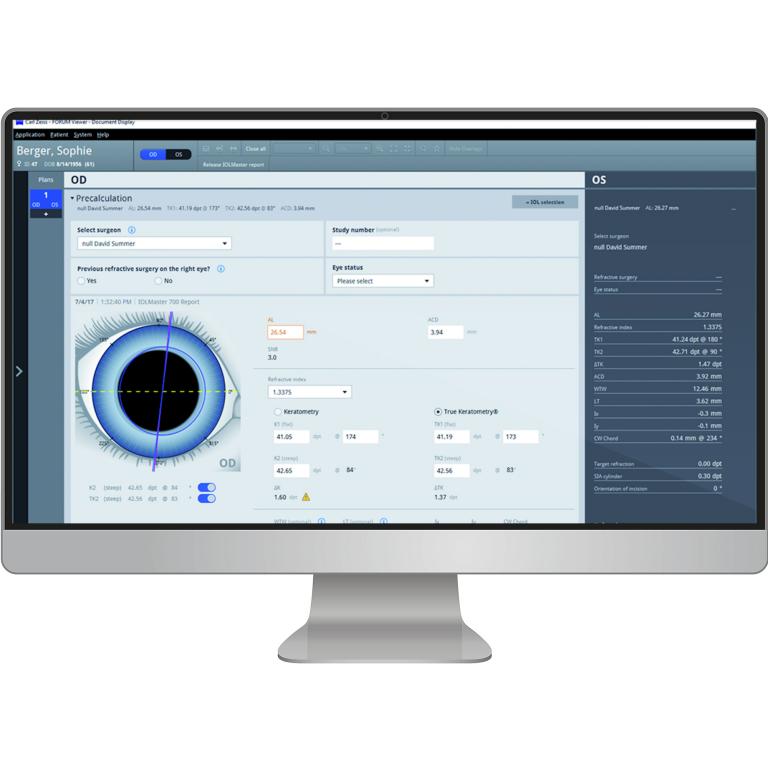 Systèmes de gestion des données ophtalmologiques ZEISS